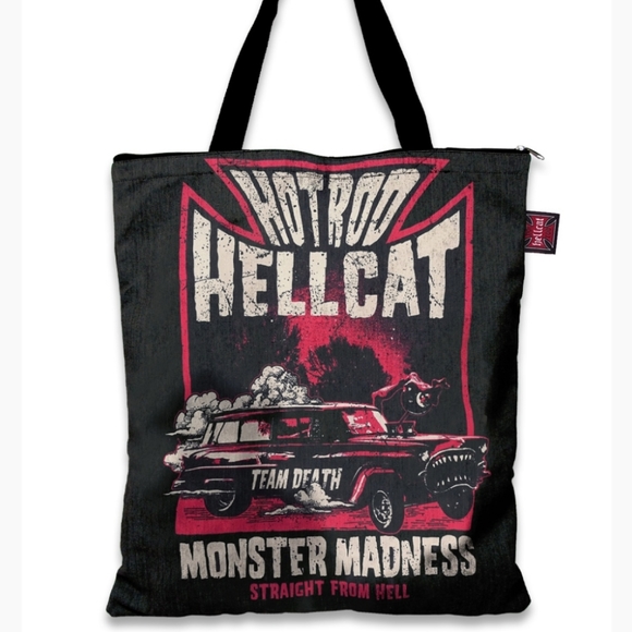 Hotrod Hellcat | Bags | Hotrod Hellcat Monster Madness Tote Bag Team ...